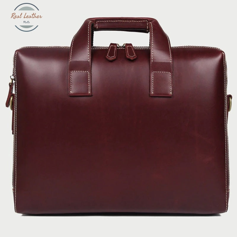 Genuine Leather Briefcase / Laptop Bag – realleathermalta