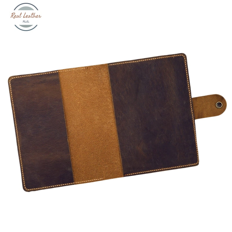 Vintage Retro A5 Leather Notebook Cover – realleathermalta